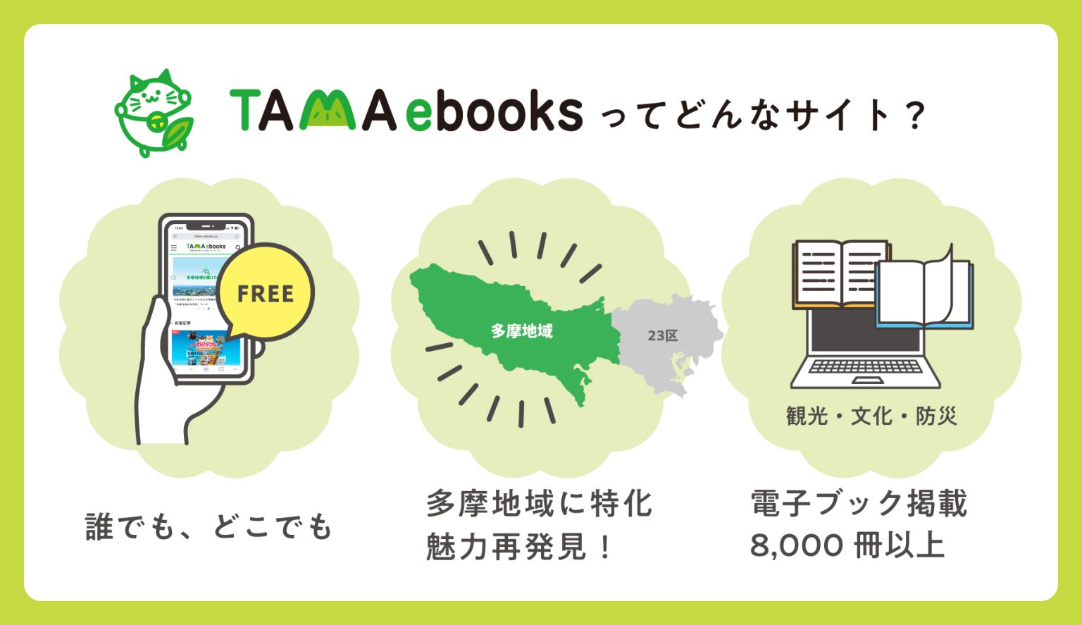 TAMA ebooks 10周年！ 〜地域と共に歩んだ10年の記録〜 | タマイーブックス TAMA ebooks